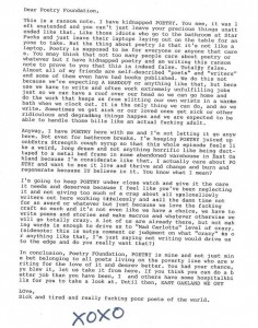 Alexandra Naughton Has Kidnapped POETRY (Played By Herself) & Sent A ...